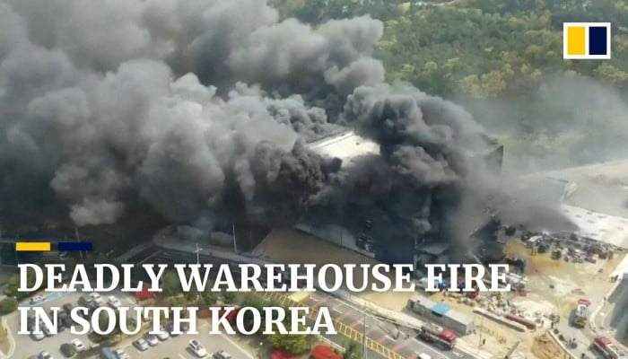 South Korea fire kills over 30 in Icheon after blaze breaks out in a ...