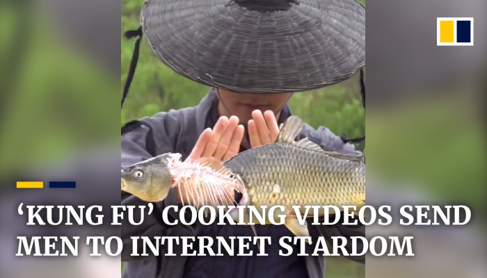 ‘Kung fu’ cooking videos propel men to internet stardom in China ...