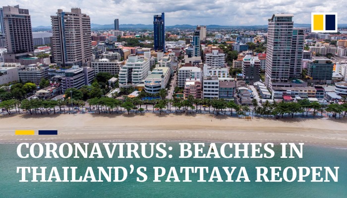 Beaches in Thailand’s Pattaya reopen as country further eases ...
