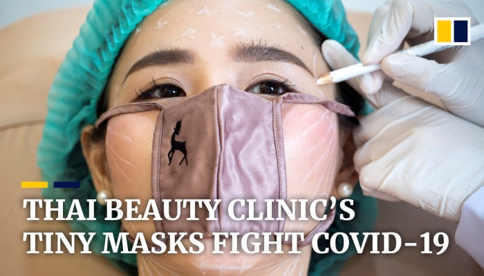 Beauty clinic in Thailand offers mini face masks to reduce risk of ...