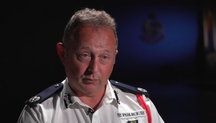 Senior police officer Rupert Dover on the July 1 storming of Hong Kong ...