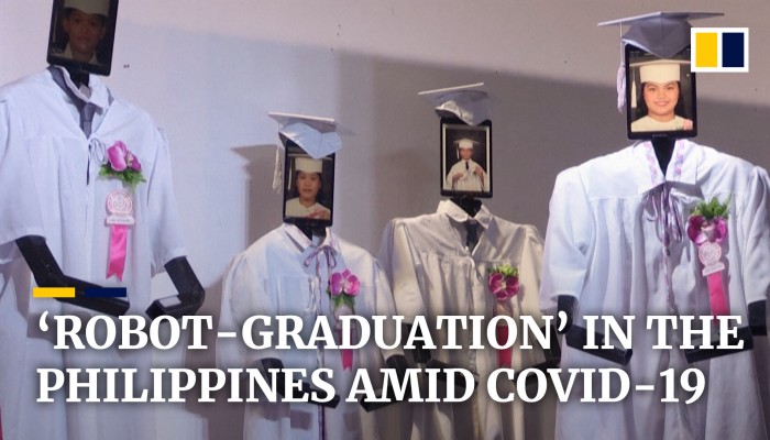 Philippine school holds ‘robot-graduation’ amid coronavirus pandemic ...