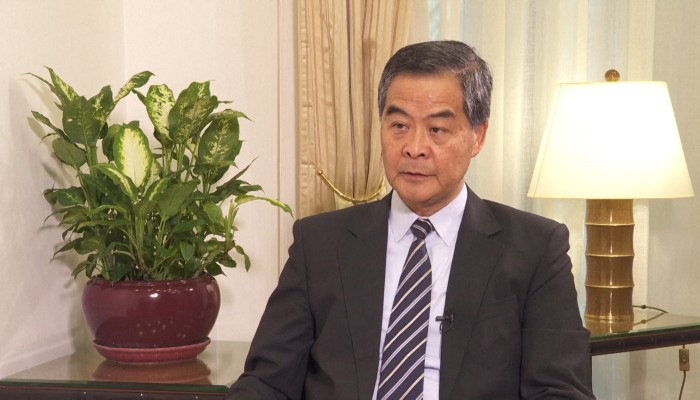 Former Hong Kong Chief Executive Leung Chun Ying Thanks China For