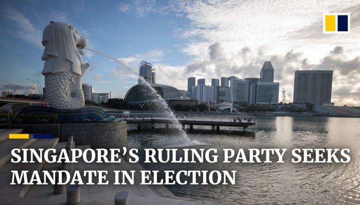 Singapore's ruling People’s Action Party seeks vote of confidence in ...