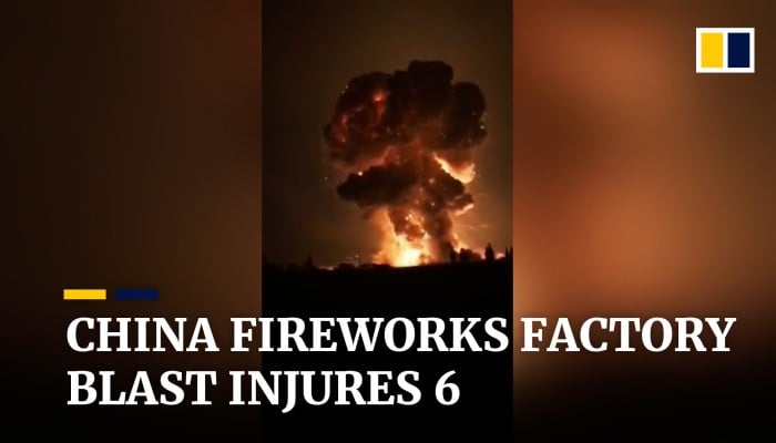 Six injured in fireworks factory blast in southwest China | South China ...