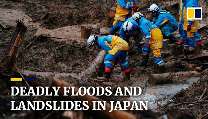 Deadly flooding and landslides in southern Japan amid nation’s heaviest rain in decades | South ...