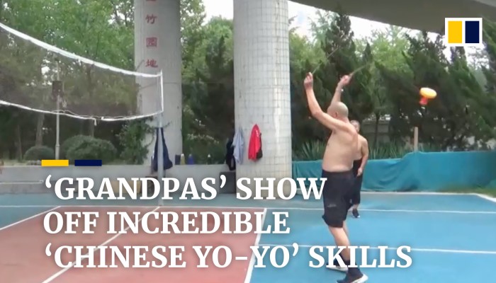 Chinese ‘grandpas’ show off incredible ‘Chinese yo-yo’ skills | South ...