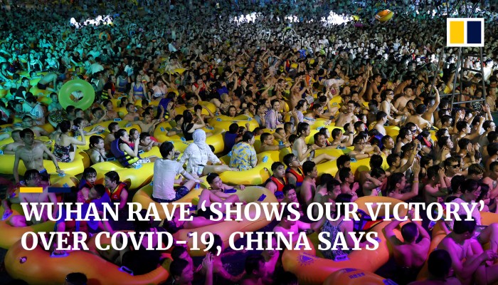Wuhan pool party shows China's ‘strategic victory’ over Covid-19 ...