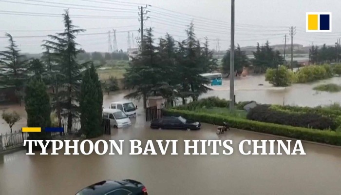 Typhoon Bavi weakens after causing heavy rain and floods landing in ...
