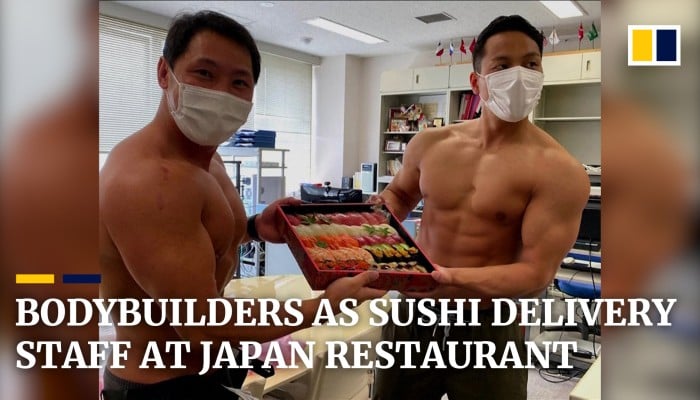 Coronavirus-hit Japanese restaurant enlists bodybuilders to deliver ...