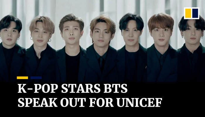 K-pop group BTS tells young people to ‘imagine the future’ in Unicef ...