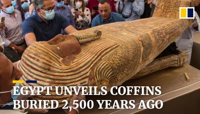 Egypt unveils 59 ancient coffins buried 2,500 years ago | South China ... Egypt unveils 59 ancient coffins buried 2,500 years ago | South China ...