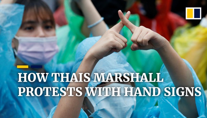 How demonstrators in Thailand marshall anti-government protests with ...