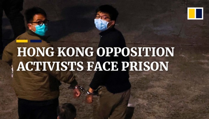 Hong Kong activists Joshua Wong and Ivan Lam jailed, Agnes Chow to ...