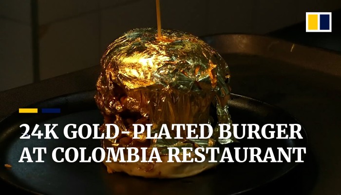 Restaurant in Colombia offers 24k gold-plated burger amid Covid-19 ...