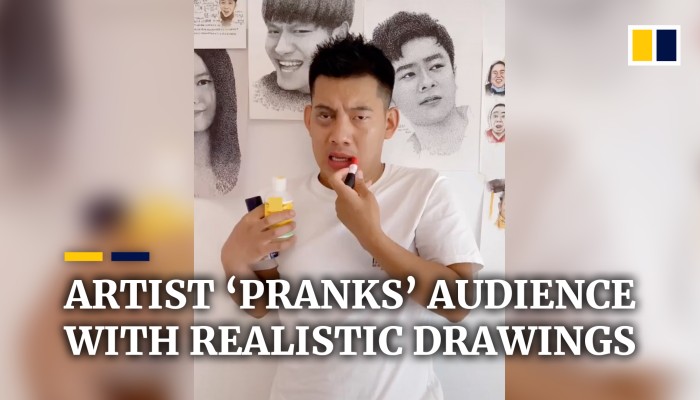 Chinese artist ‘pranks’ audience with realistic drawings | South China ...
