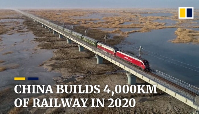 China builds over 4,000km of railway in 2020 | South China Morning Post