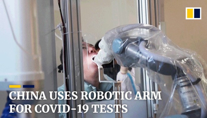 Robotic arm conducts Covid-19 tests as China fights coronavirus flare ...