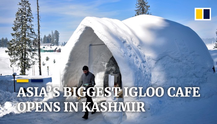 Asia’s biggest igloo cafe opens in a chilly first for Indian-held ...