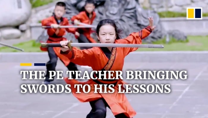 The Chinese PE teacher bringing swords to his lessons | South China ...