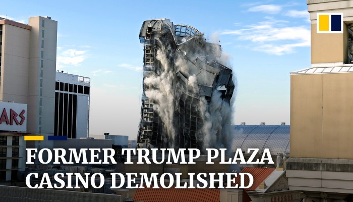 Former Trump Plaza casino demolished after falling into disrepair ...