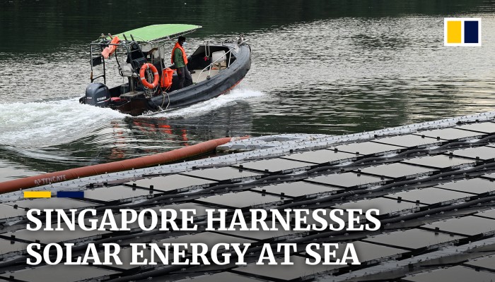 Floating solar farms off Singapore offer hope for land-scarce city to ...