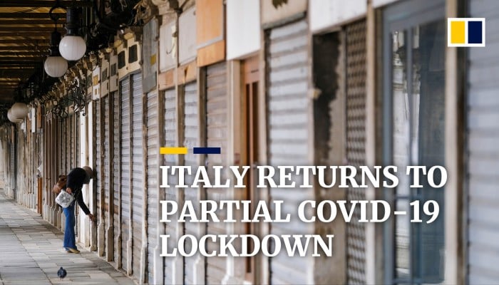 Italy resumes partial coronavirus lockdown as country fights new wave ...
