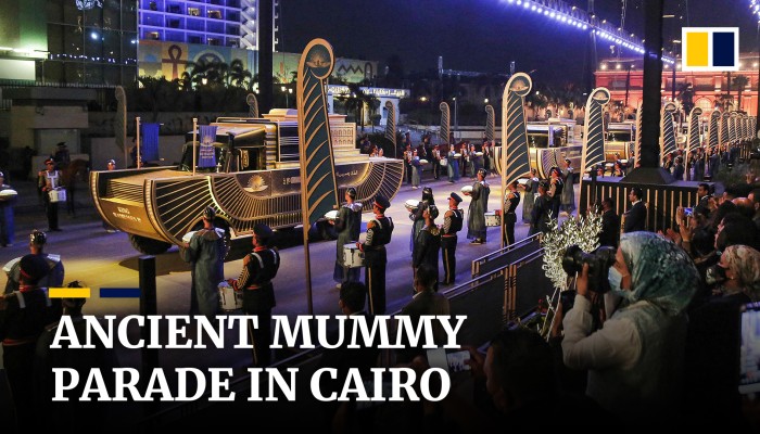 The ‘Pharaohs’ Golden Parade’: Egyptian royal mummies moved to new home ...