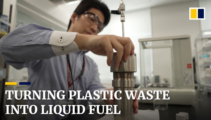 Scientists in Japan turn plastic waste into liquid fuel using catalyst ...