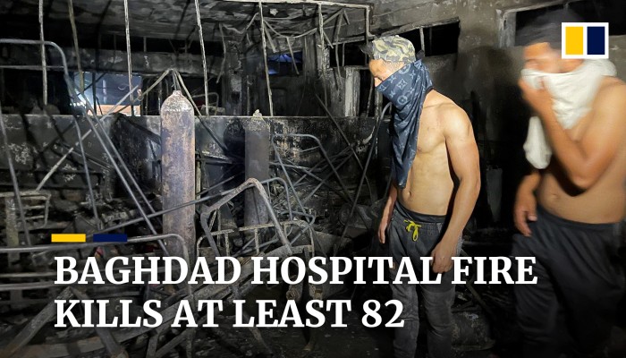 At least 82 killed in Iraq hospital fire sparked by oxygen tank ...