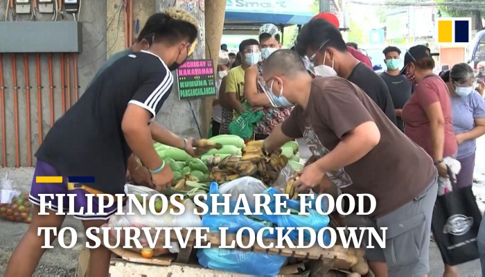 Hungry Filipinos in lockdown share food as nation’s Covid-19 caseload ...