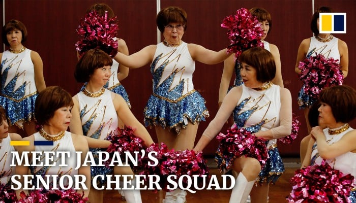 ‘It doesn't matter how old you are’: Japanese cheer squad with average ...