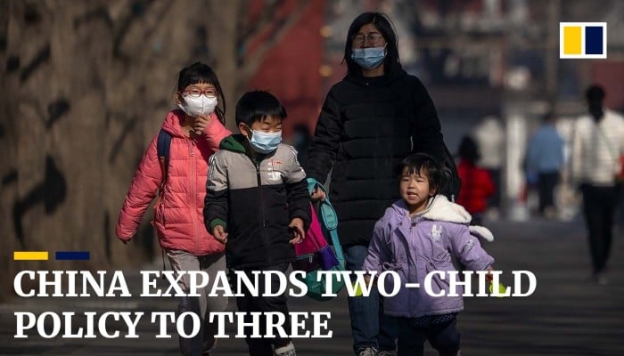 China expands two-child policy to three | South China Morning Post China expands two-child policy to three | South China Morning Post
