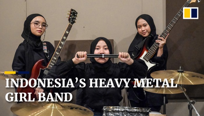 Indonesian heavy metal girl band VoB defies social norms | South China ... Indonesian heavy metal girl band VoB defies social norms | South China ...