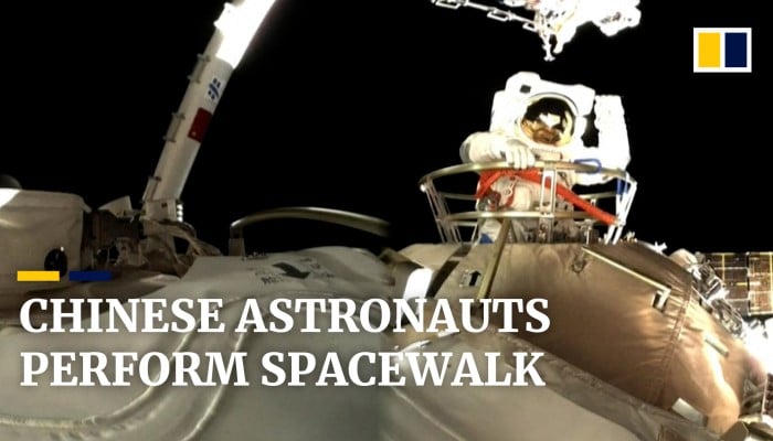 Chinese astronauts carry out country’s second spacewalk | South China ...