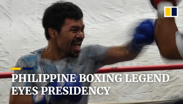 Philippine boxing legend Manny Pacquiao returns to the ring with an eye ...