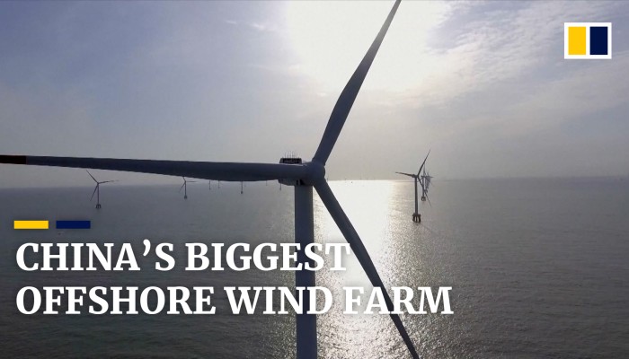 China's largest offshore wind farm ready to start operations | South China Morning Post