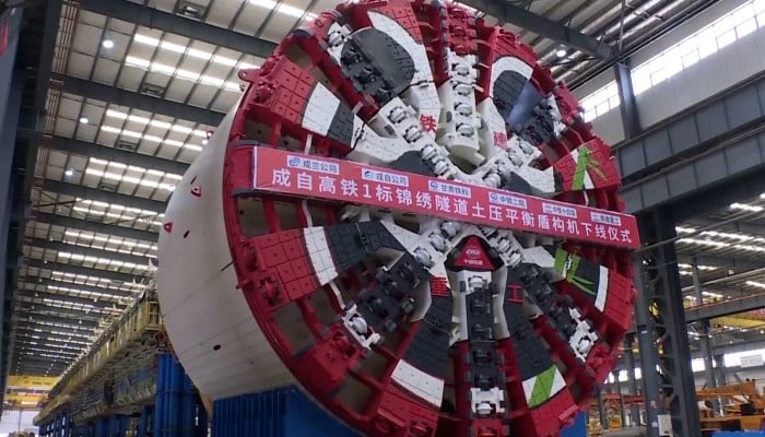 China unveils massive home-grown tunnel-boring machine for use in ... China unveils massive home-grown tunnel-boring machine for use in ...