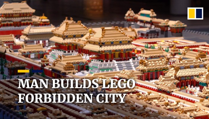 Chinese man builds Beijing’s Forbidden City using 700,000 Lego bricks ...