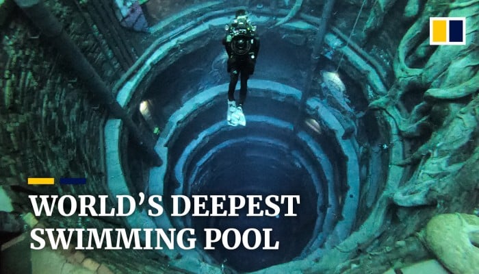 World’s deepest pool with a ‘sunken city’ opens in Dubai | South China ...