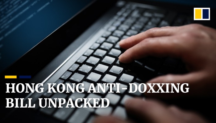 Hong Kong’s anti-doxxing bill and what it means for the city and big ...