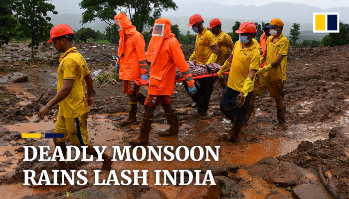 Flooding and landslides triggered by heavy monsoon rains kill at least ...