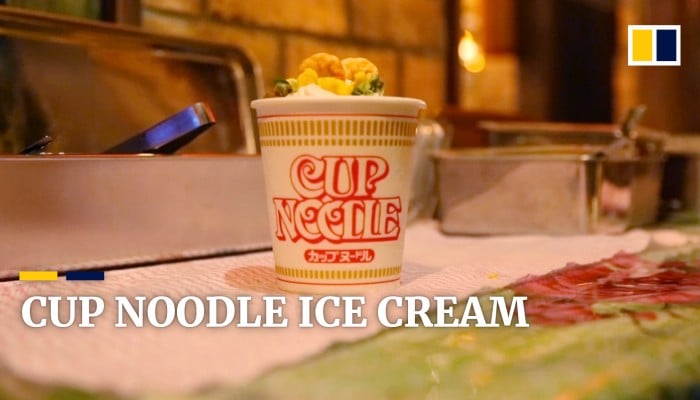 A cool match made in Japan: Cup Noodle-flavoured ice cream | South ...