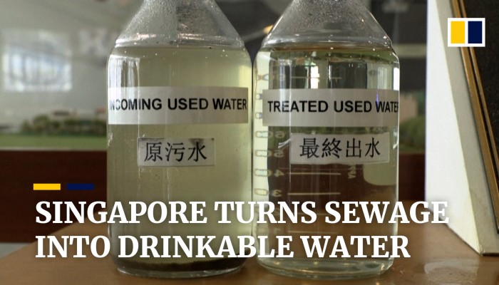 Singapore plans to use recycled sewage to meet 40 per cent of water ...