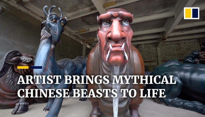 Artist brings mythical Chinese beasts to life | South China Morning Post