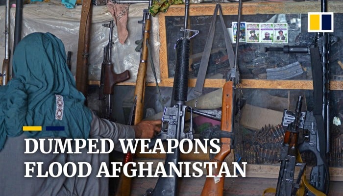 Afghan arms dealers have huge surplus of abandoned weapons after ...