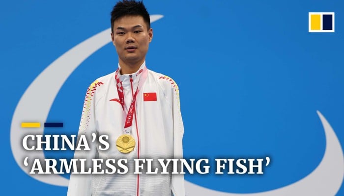 Chinese swimmer with no arms earns four record-breaking gold medals at ...