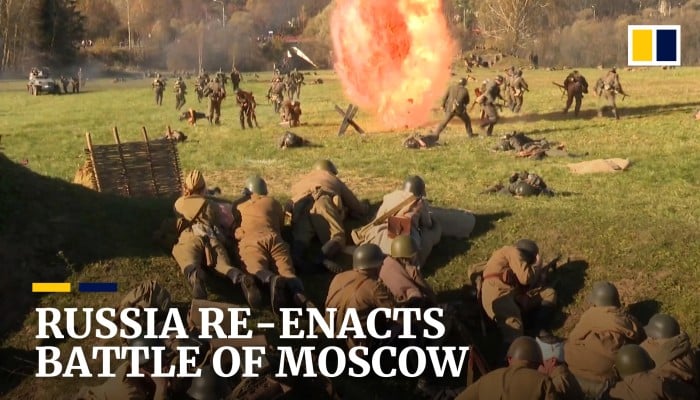 Russia re-enacts Battle of Moscow to commemorate its 80th anniversary ...