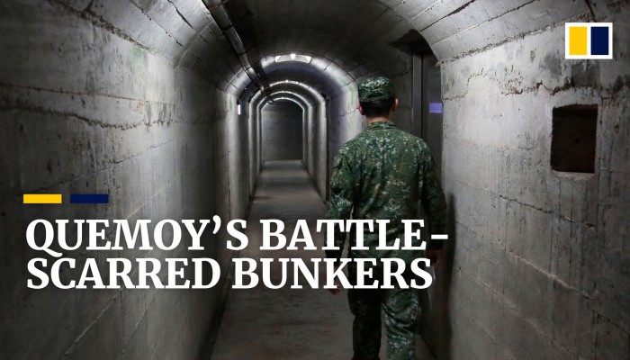 War scarred bunkers on Quemoy reflect the islands’ frontline role in ...