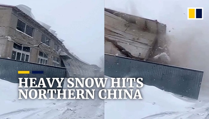 Heavy snow hits northern China | South China Morning Post